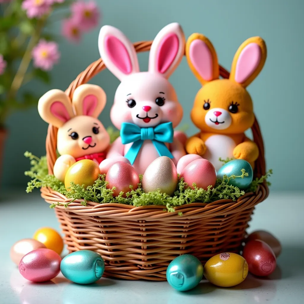 Crafting Creative Easter Bunny Gift Baskets